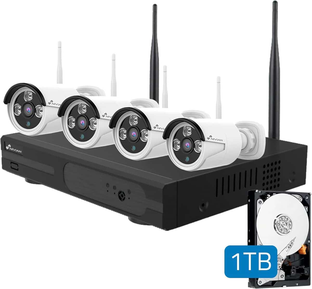 Test du kit vidéosurveillance WiFi NIVIAN 2K : sécurité sans fil